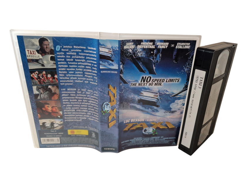 VHS -elokuva (Taxi 3) K12 – Salamakauppa