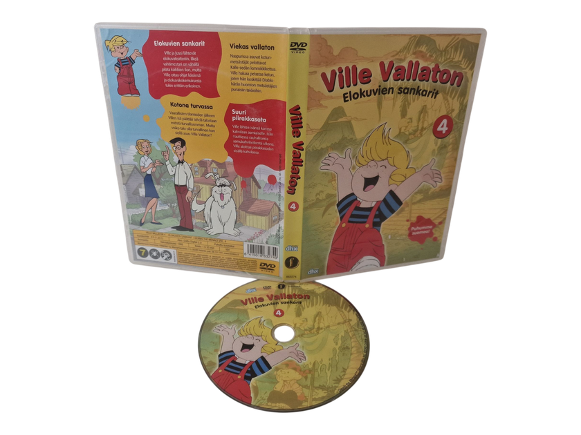 Lasten DVD -elokuva (Ville Vallaton - Elokuvien sankarit 4) K7 - Salamakauppa