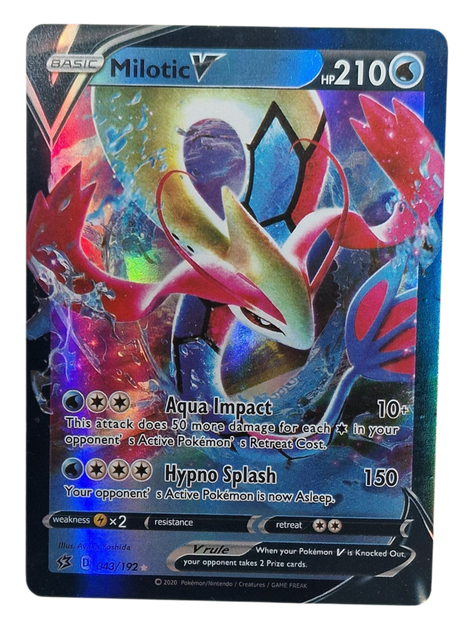 Pokémon -kortti (Milotic V 43/192 Rebel Clash) – Salamakauppa