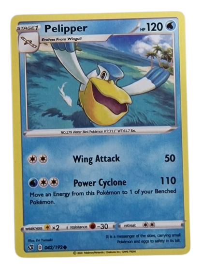 Pokémon -kortti (Pelipper 042/192 Rebel Clash) – Salamakauppa