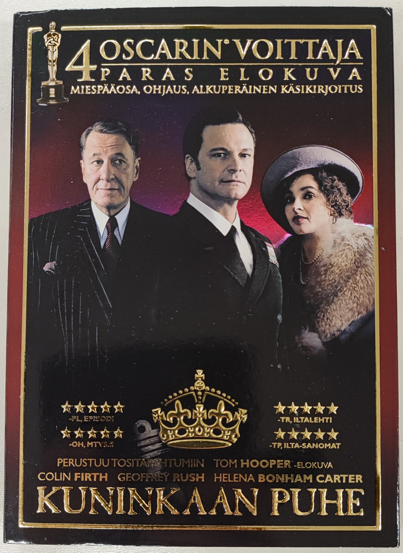 Kuninkaan puhe (DVD) - Pelivaari