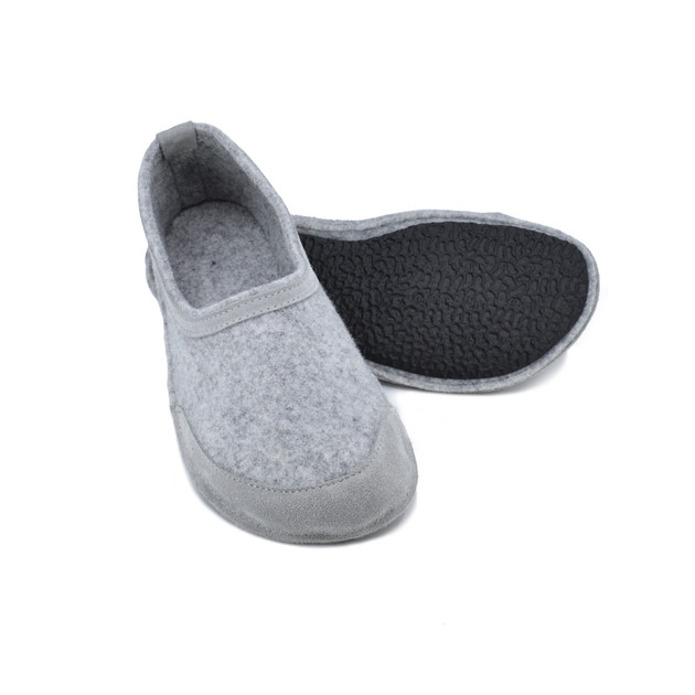 TUUKA barefoot-huopatohvelit - harmaa – petrisbarefoot.com