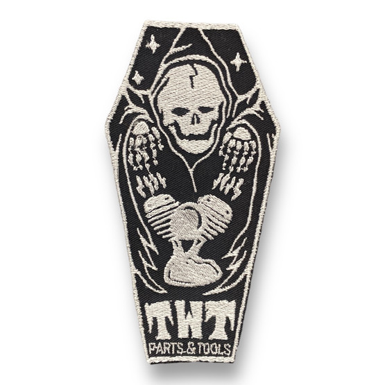 Warlock iron-on patch – TWT Parts & Tools verkkokauppa