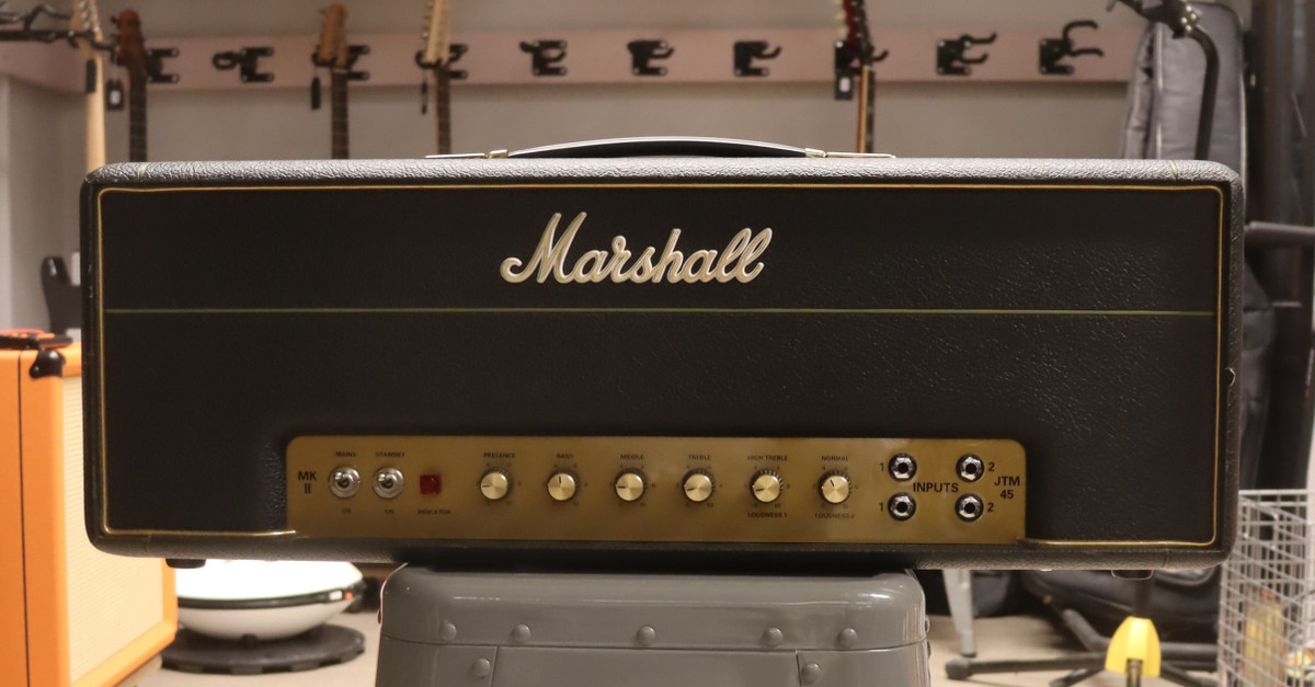 Marshall JTM45 2245 putkivahvistin + kuljetus case (käytetty ...