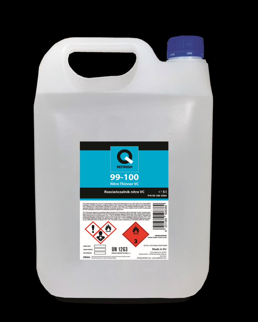 Q-REFINISH NITRO WASHING THINNER/ PESUTINNERI 5L - Verkkokauppa